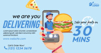 Food Delivery | Pizza Delivery Ad Template | PosterMyWall