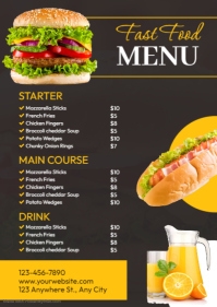 Food Delivery Ad Template | PosterMyWall