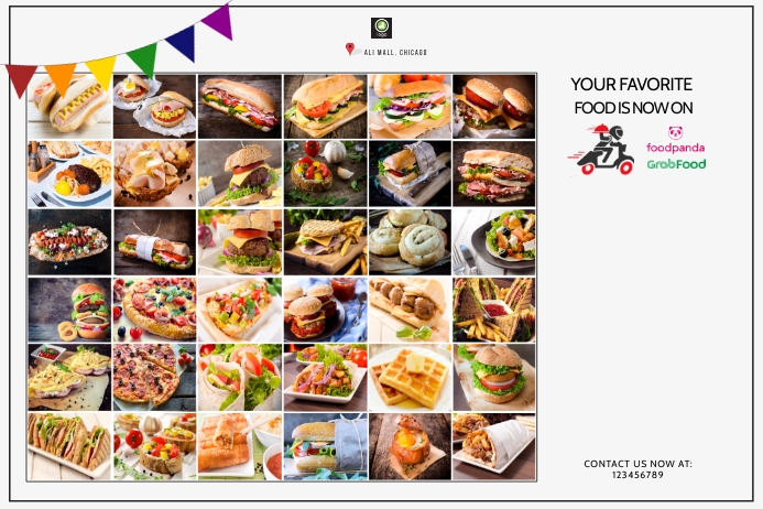 food delivery banner Template | PosterMyWall