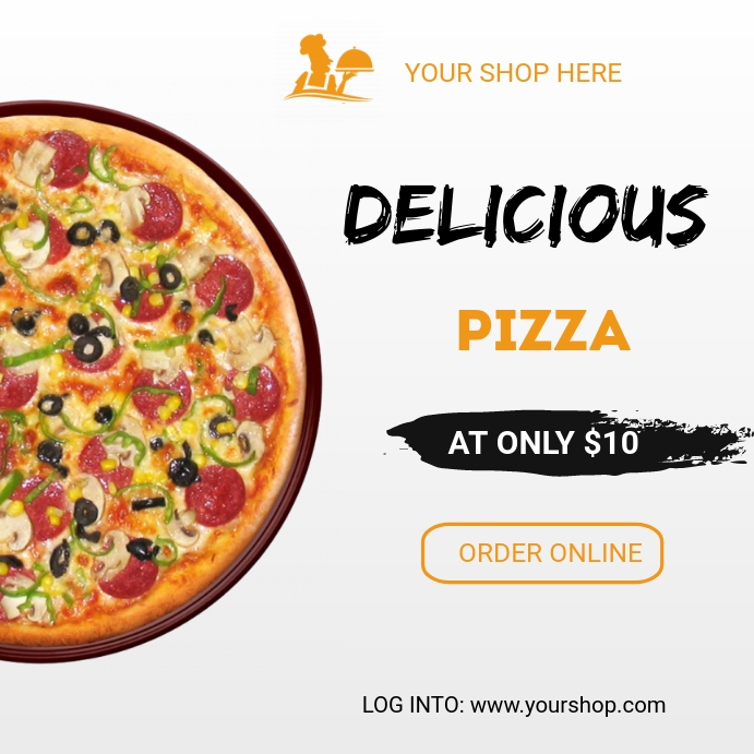 Food Delivery Template | PosterMyWall