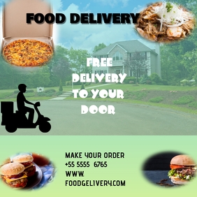 Food delivery Template | PosterMyWall
