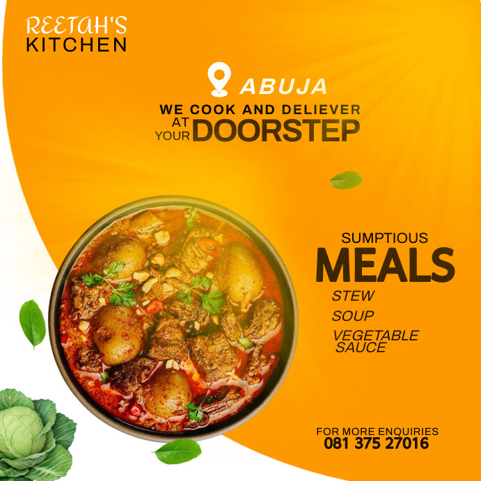 FOOD DELIVERY FLYER POSTER Template | PosterMyWall