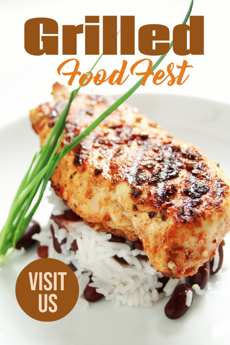 food Template | PosterMyWall