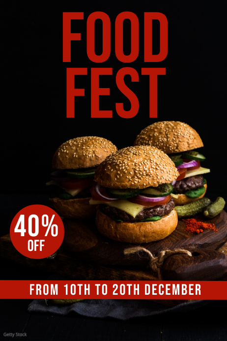 food Template | PosterMyWall