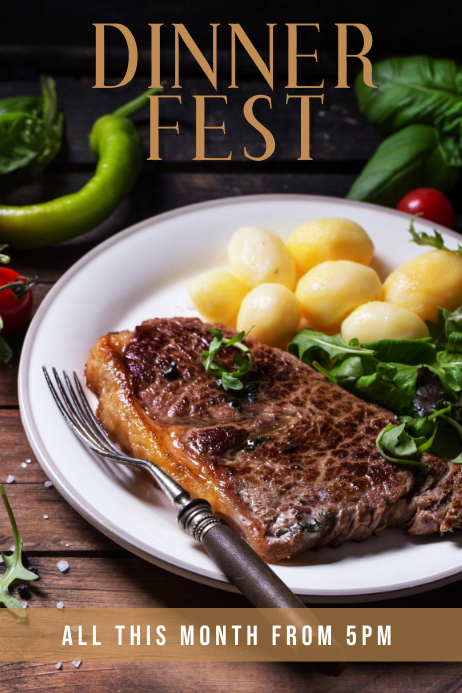 food Template | PosterMyWall