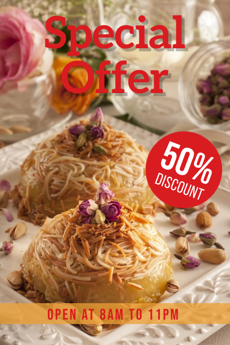 food Template | PosterMyWall