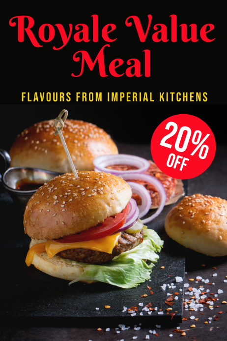 food Template | PosterMyWall