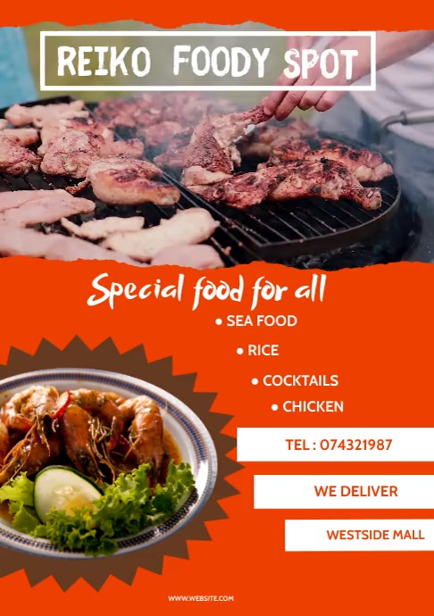 Food Template | PosterMyWall