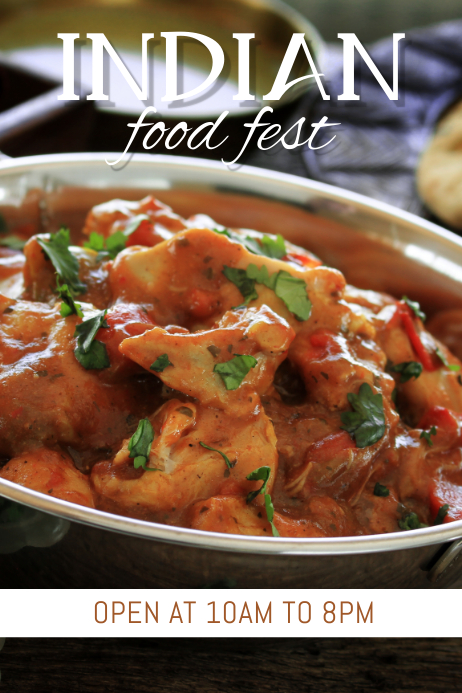 food Template | PosterMyWall