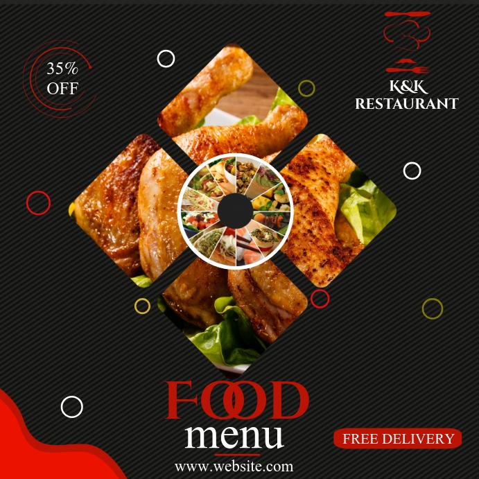 FOOD Template | PosterMyWall