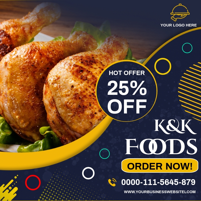 FOOD Template | PosterMyWall