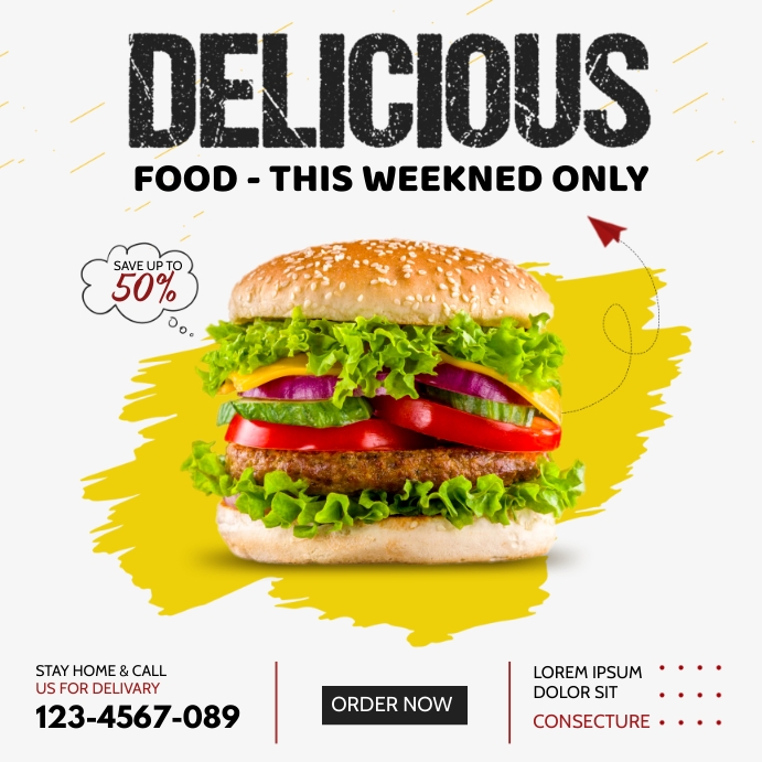 Food Template | PosterMyWall