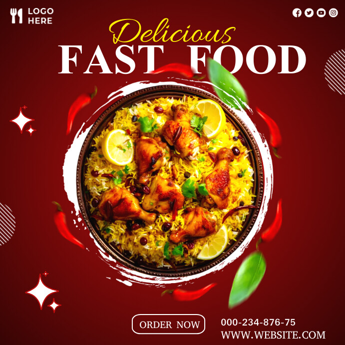 Copy of Food Design template | PosterMyWall