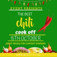 Chili Cook-Off Instagram Post Template | PosterMyWall