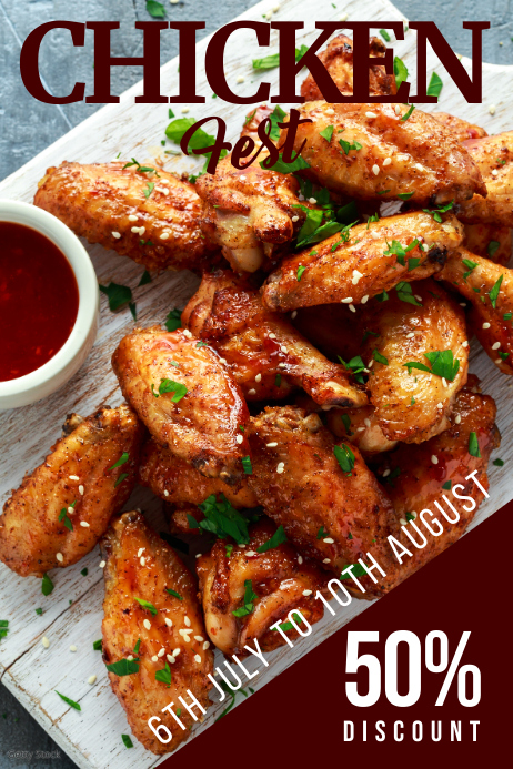 food Template | PosterMyWall