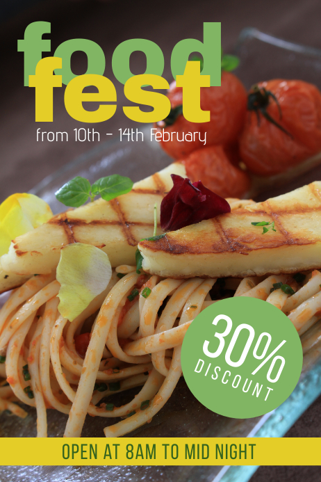 Food Template | PosterMyWall