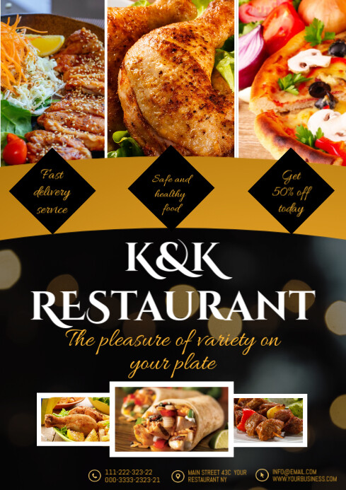 food Template | PosterMyWall