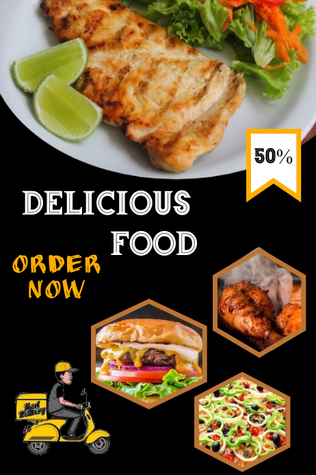 Food Template | PosterMyWall