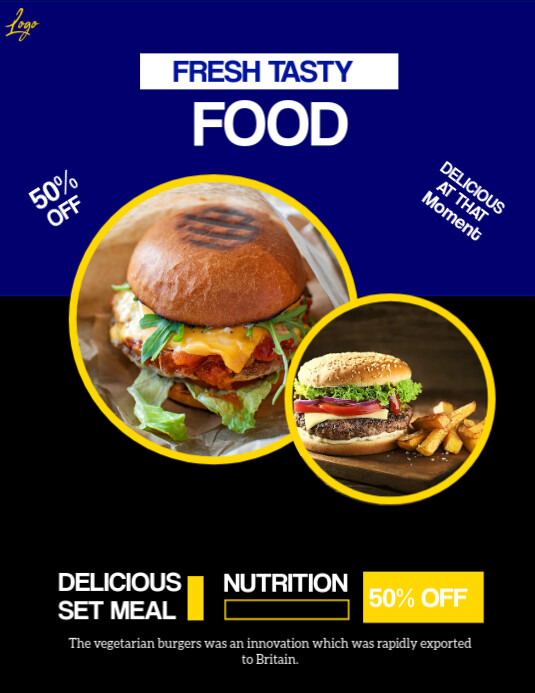 Copy of Food | PosterMyWall