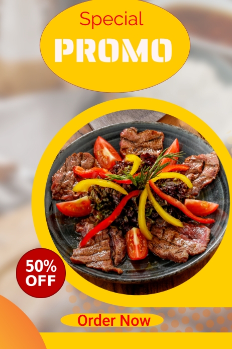 Food Discount Flyer Template. | PosterMyWall