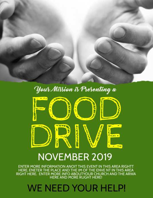 food drive Template | PosterMyWall