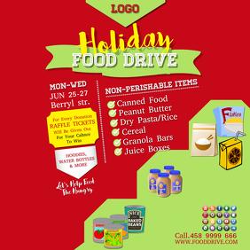 Food Drive Instagram Post Template | PosterMyWall
