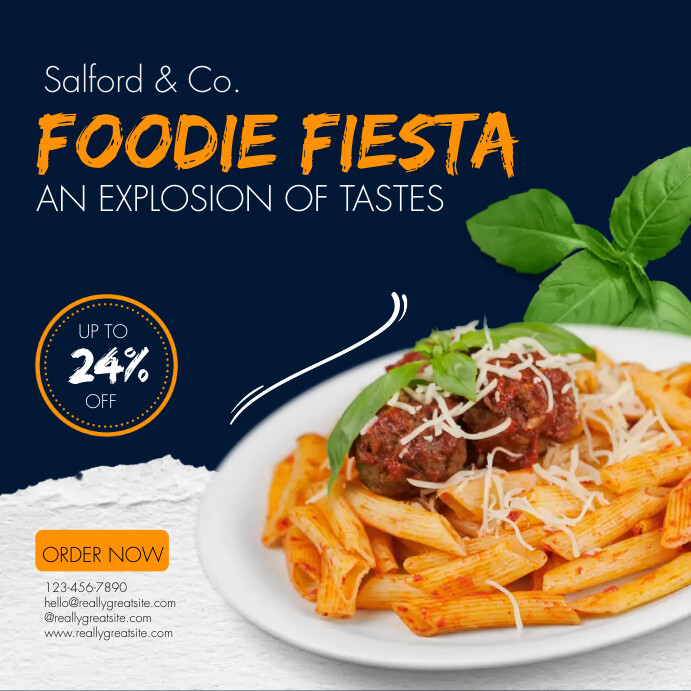 FOOD FIESTA FLYERS Template | PosterMyWall