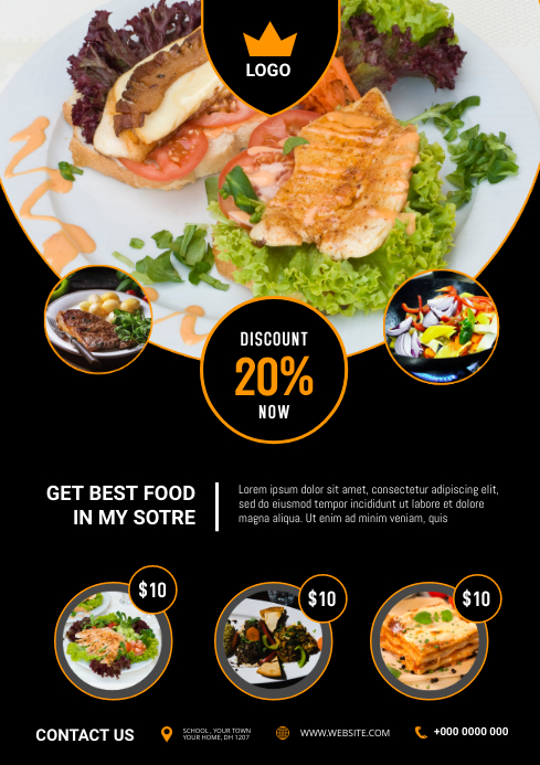Food Flyer Template | PosterMyWall