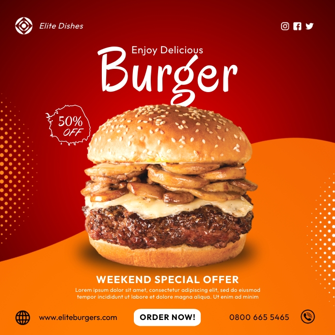 Copia de Food flyer | PosterMyWall