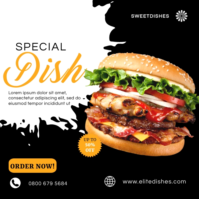 Food flyer Template | PosterMyWall