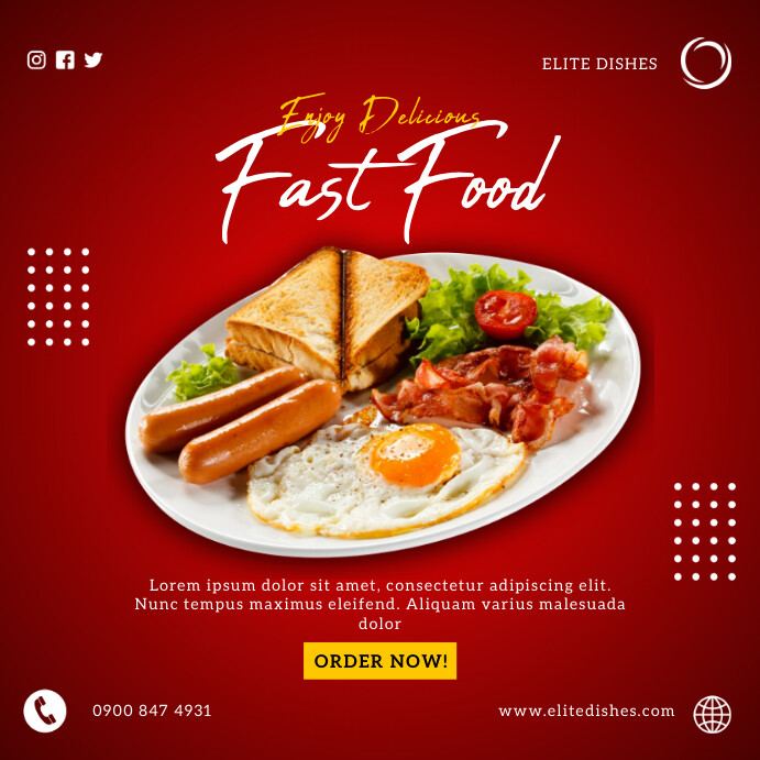 Food flyer Template | PosterMyWall