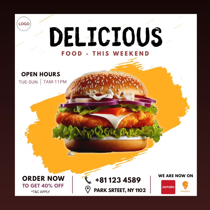 Food Flyer Template | PosterMyWall