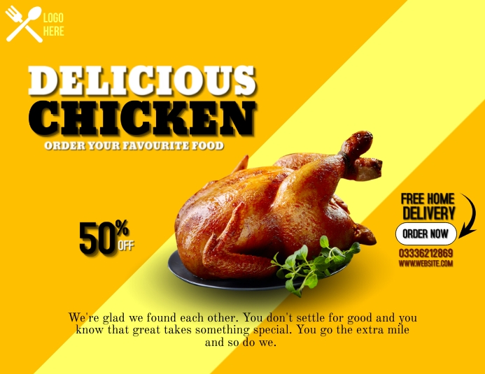 FOOD FLYER.E Template | PosterMyWall