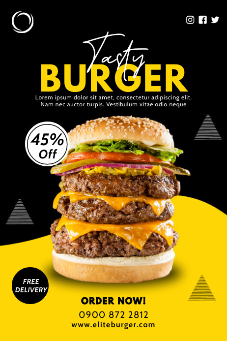 Food flyers Template | PosterMyWall