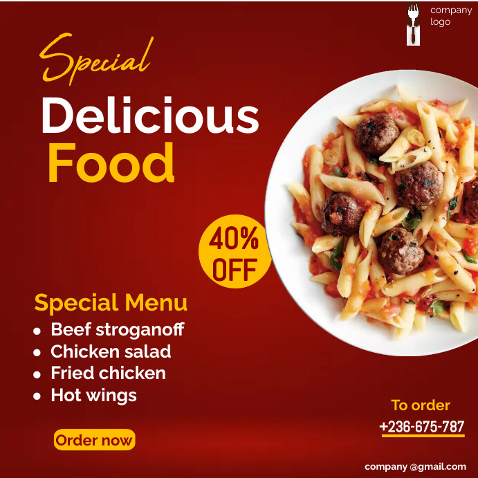 Food flyers Template | PosterMyWall