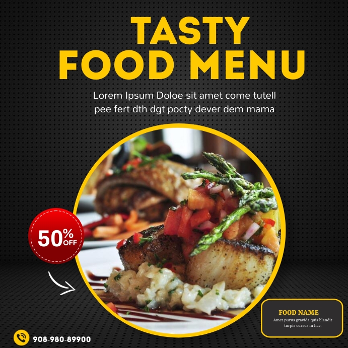 FOOD INSTA.E Template | PosterMyWall