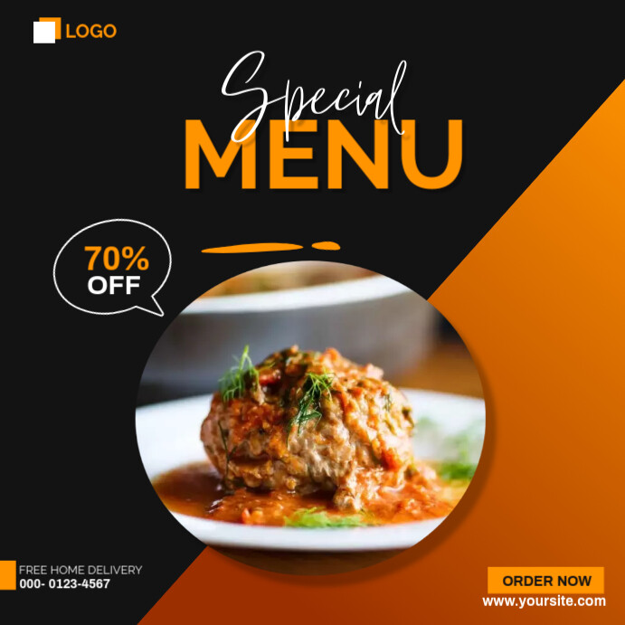 FOOD INSTA.E Template | PosterMyWall