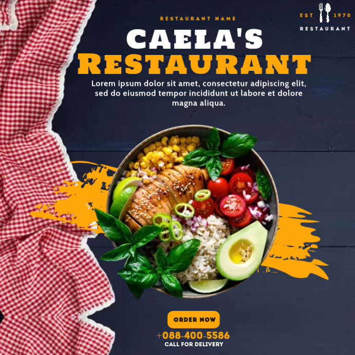 FOOD INSTA.E Template | PosterMyWall