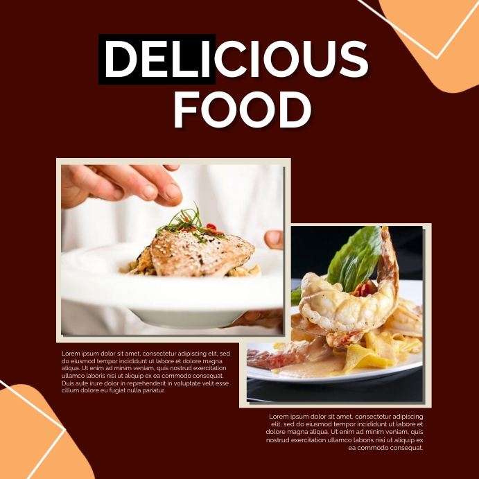 FOOD INSTA.E Template | PosterMyWall