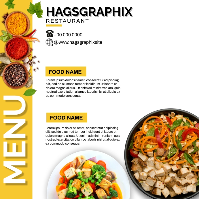 FOOD INSTA.E Template | PosterMyWall