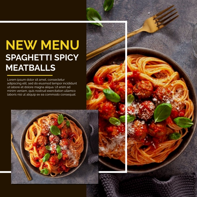 FOOD INSTA.E Template | PosterMyWall