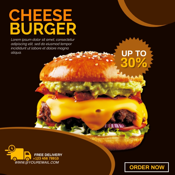 FOOD INSTA.E Template | PosterMyWall