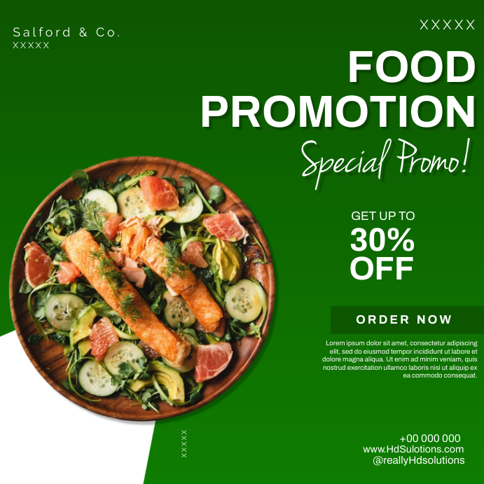 FOOD INSTA.E Template | PosterMyWall