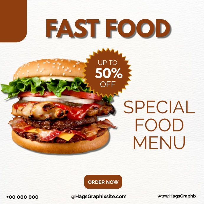 FOOD INSTA.E Template | PosterMyWall