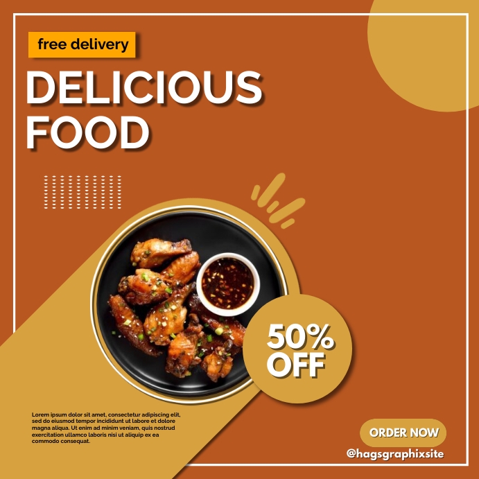 FOOD INSTA.E Template | PosterMyWall