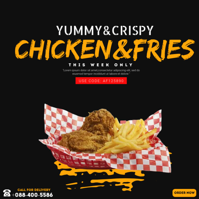 FOOD INSTA.E Template | PosterMyWall