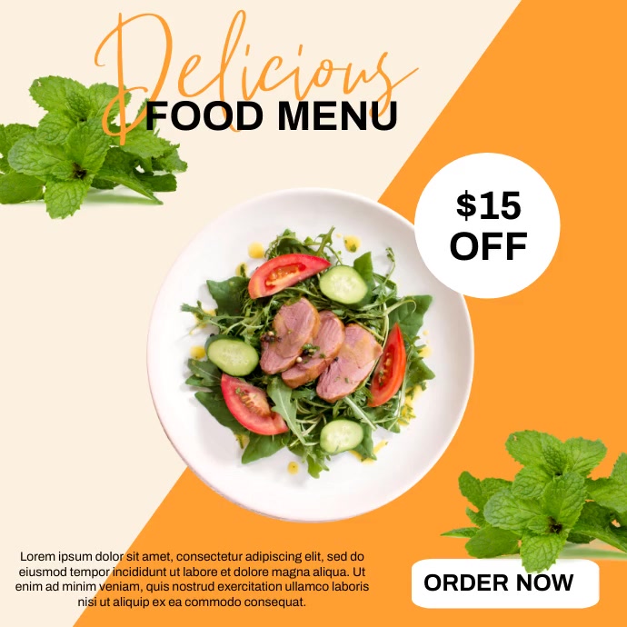 FOOD INSTA.E Template | PosterMyWall