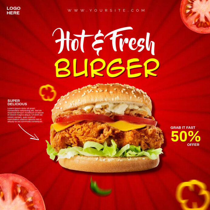 FOOD INSTA.E Template | PosterMyWall