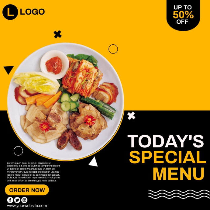 FOOD INSTA.E Template | PosterMyWall