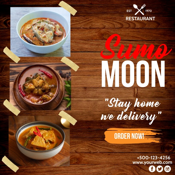 FOOD INSTA.E Template | PosterMyWall